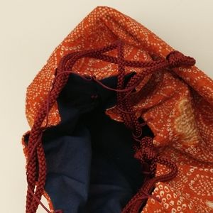 Vintage | Bags | Kinchaku Drawstring Purse Traditional Japanese Kimono Bag Nieman Marcus Japan ...